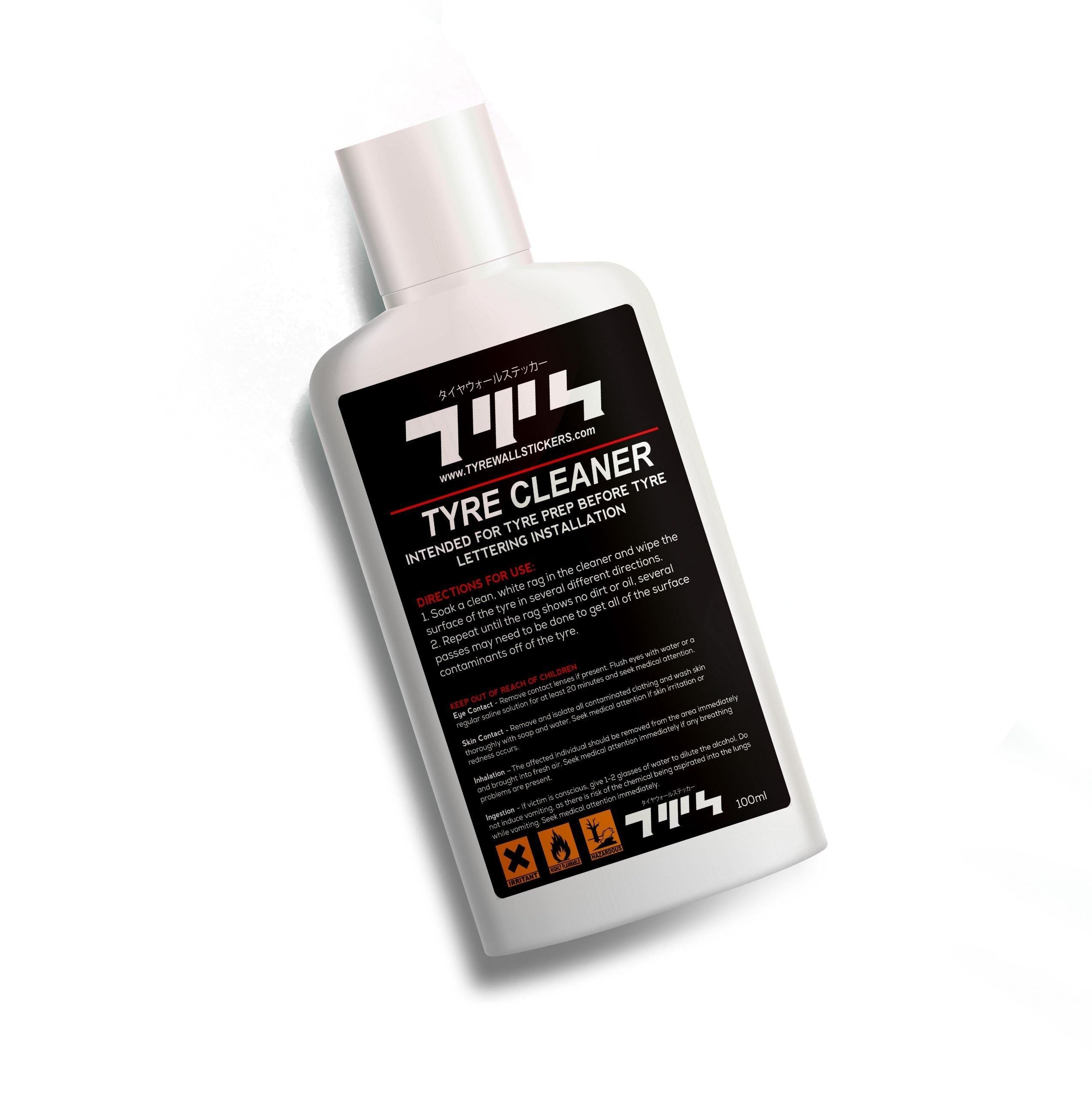 TWS Tyre Cleaner - 100ml – Tyre Wall Stickers